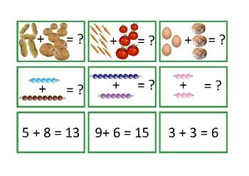 Addition File With Objects And Beads According To Montessori By Irene Balmer