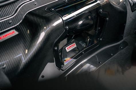 Corsa 23 Chevy C8 Z06 Carbon Fiber Air Intake W Drytech Filter