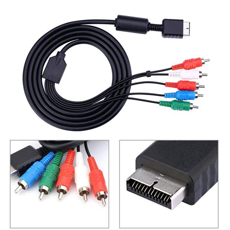 [Ready Stock] AV Multi Out to Component Video/Audio Cable Cord For PS2 ...