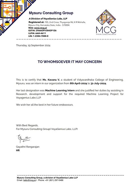 Kavana V On Linkedin Internship Machinelearning Professionalgrowth