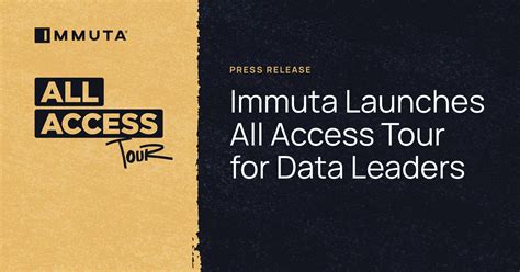 immuta launches all access tour for data leaders immuta