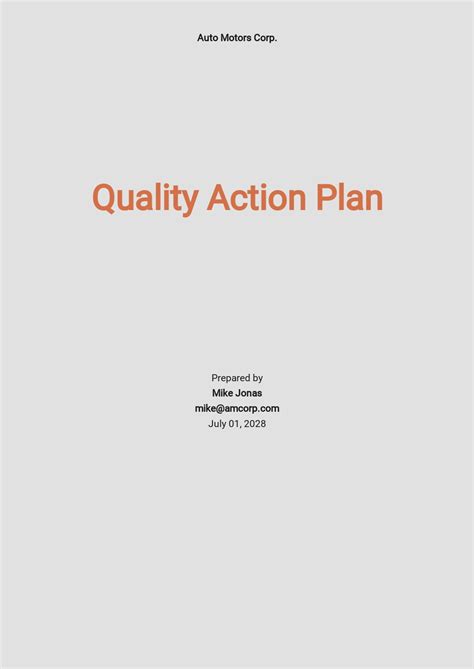 15 free quality assurance plan templates [edit and download]