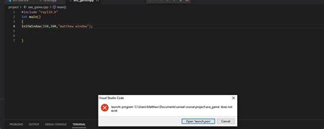 Creating A Popup Window C Fundamentals Game Programming For Beginners Error Ask GameDev Tv