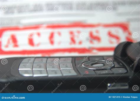Mobile Access Stock Image Image Of Electronics Connected