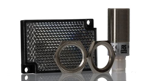 rs pro polarised retro reflection photoelectric sensor block sensor 3 m detection range rs