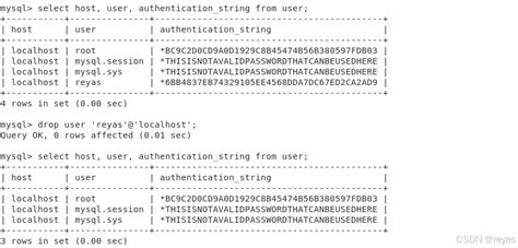 Mysql用户管理 Csdn博客