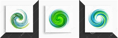 Abstract Swirl Design Element Spiral Rotation And Swirling Movement Stock Vector
