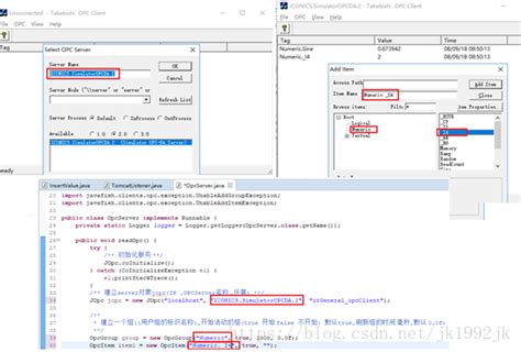 Java 使用 Jeasyopc 连接opcserver读取数据完整过程java 使用 Jeasyopc 连接opcserver读取数据完整
