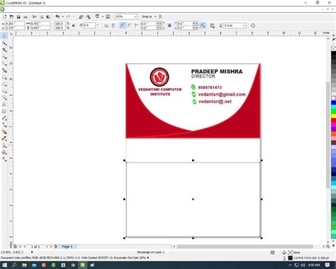 Visiting Card Design In CorelDraw Easy And Simple Method