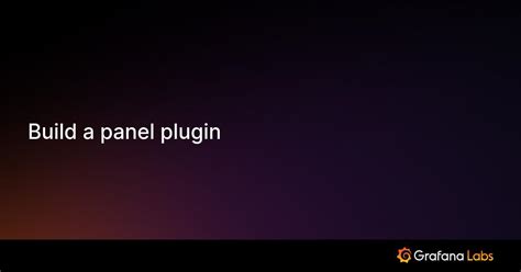 what is the recommended way to create grafana plugin grafana plugin