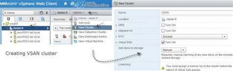 Vmware Vsan Configuration Steps With Nested Esxi Hypervisors Esx