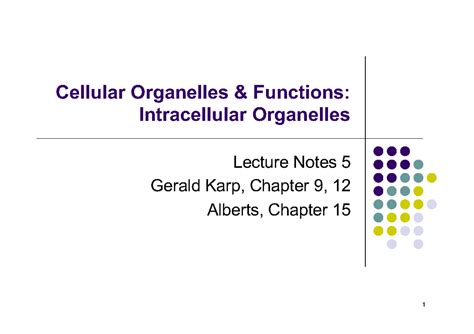 Cellular Organelles Notes Cellular Organelles And Functions Intracellular Organelles Lecture