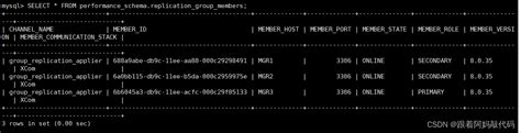 openeuler学习——部署mgr集群 mysql mgr三节点搭建 csdn博客
