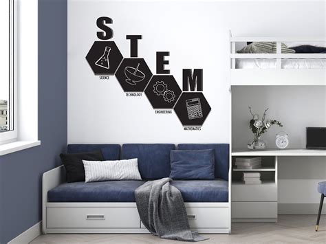 Stem Wall Decal Science Decal Technology Decal Engineering Decal Art Decal Math Decal School