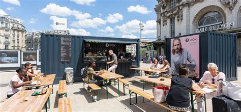 Snack et bar aménagés en containers CAPSA Container