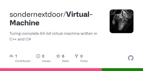 github sondernextdoor virtual machine turing complete 64 bit virtual