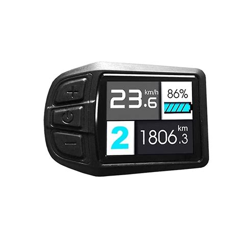 LCD TFT UKC3 Display Speed Battery Time Indicator For Electric Bicycle 24V 36V 48V Motor