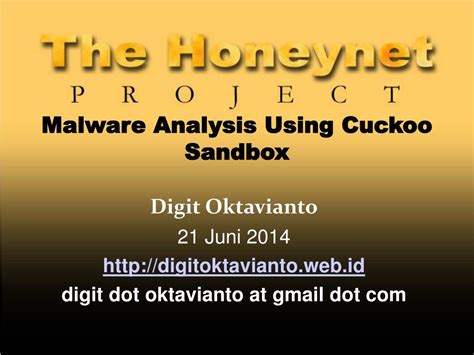 Ppt Malware Analysis Using Cuckoo Sandbox Powerpoint Presentation