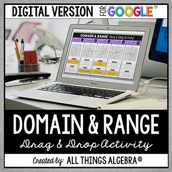 Domain And Range From A Graph Drag Drop DIGITAL VERSION Google