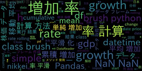 Pandasを使ったデータ解析 増加率の計算方法と実践例 ｜ 自作で機械学習モデル・aiの使い方を学ぶ