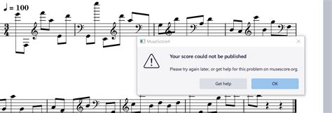 Could Not Upload Score To The Cloud Musescore