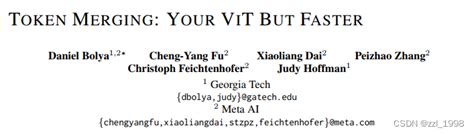 [iclr‘23] token merging your vit but faster csdn博客
