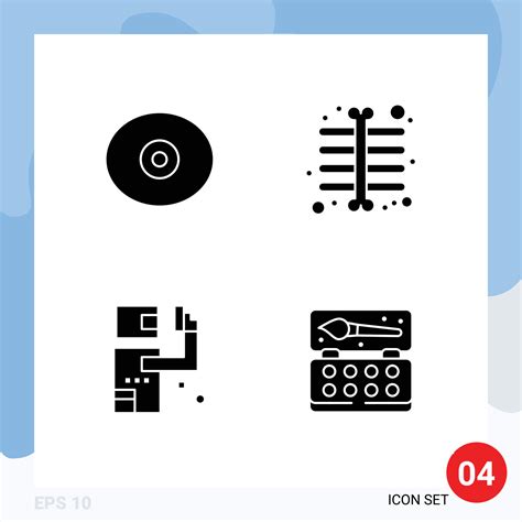 4 Creative Icons Modern Signs And Symbols Of Anatomy Killer Chest