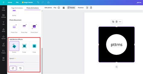 How To Make An Image Spin In Canva Pttrns