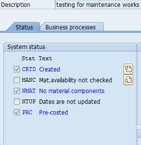 SAP Work Order System Status Is Differing For IW SAP Community