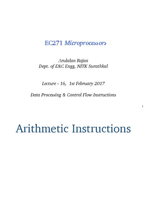 Data Processing Instructions Pdf Areas Of Computer Science