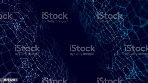 데이터 교환 연결 점과 선이 있는 3d 메시 추상기술 배경 3d 렌더링 0명에 대한 스톡 사진 및 기타 이미지 0명 3차원 형태 가리키기 Istock