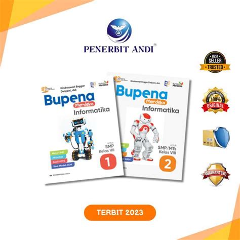 Jual Bupena Merdeka Informatika Smpmts Kelas 78 Kurikulum Merdeka Di