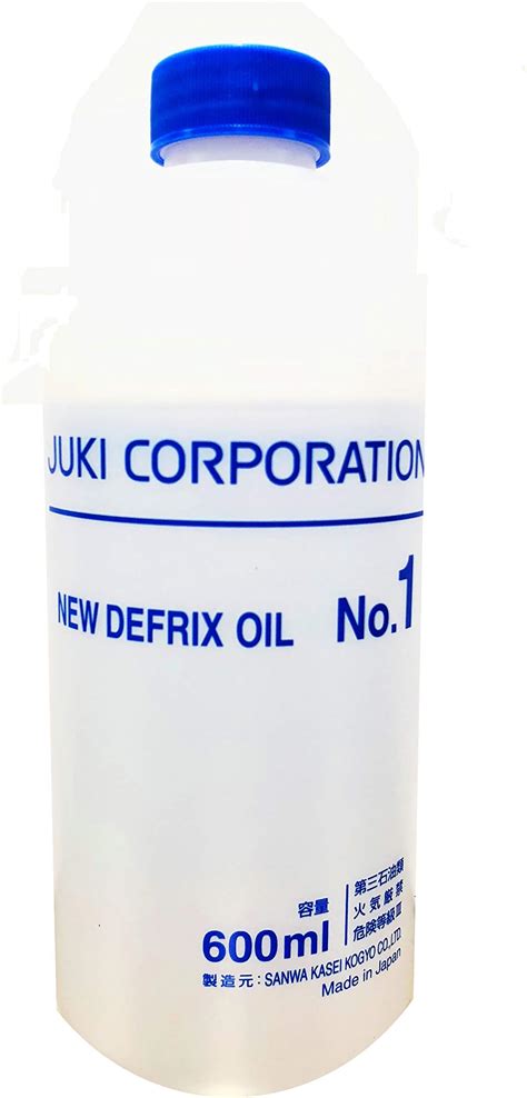 Juki Genuine Defrix Sewing Machine Oil (No.1) - 600ml Original Juki Oil ...
