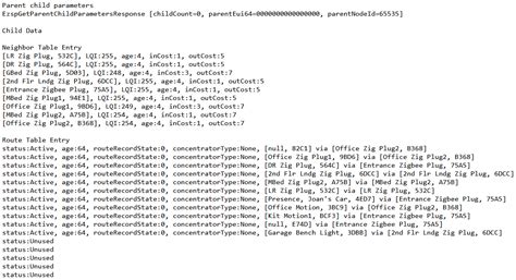 What Does This Zigbee Route Table Mean 🛎️ Get Help Hubitat