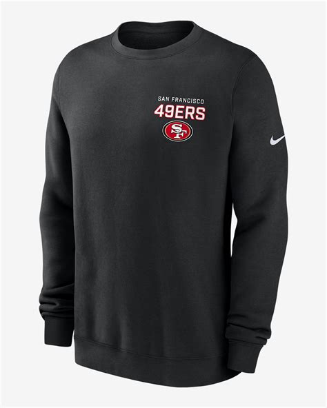 Sudadera De Cuello Redondo Sin Cierre Nike De La Nfl Para Hombre San
