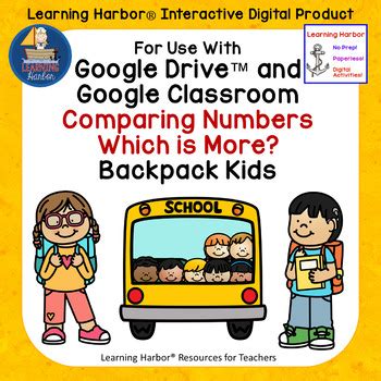 Distance Learning Use With Google Classroom Comparing Numbers Which Has More