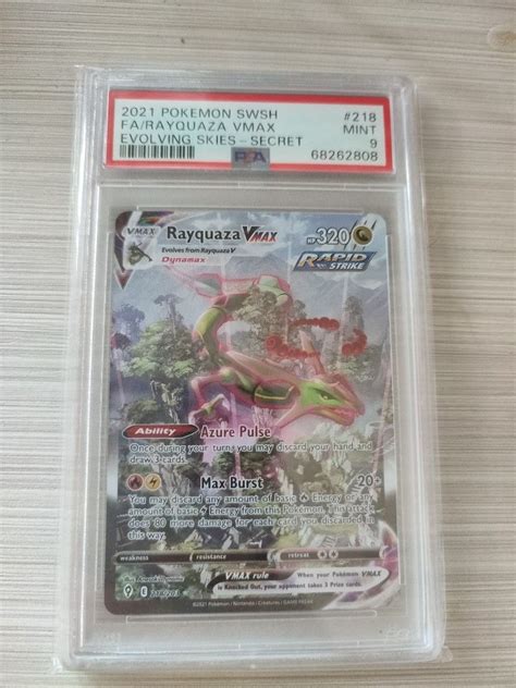 Rayquaza Vmax Full Art Hobbies Toys Toys Games On Carousell