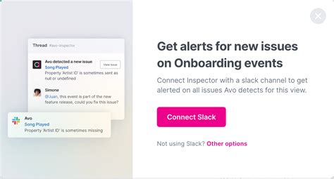 Inspector Alerts For Slack Avo Docs