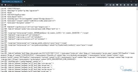 Obtener El Código Fuente De Una Página Web Con Php Solvetic