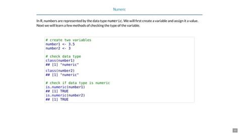 Variables And Data Types In R Ppt