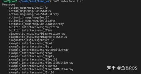 【ros2机器人入门到实战】ros2接口介绍 知乎