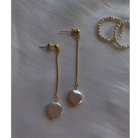 ბრტყელი მარგალიტის საყურე Extra Ge 406662