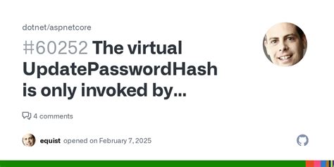 The Virtual Updatepasswordhash Is Only Invoked By Resetpasswordasync