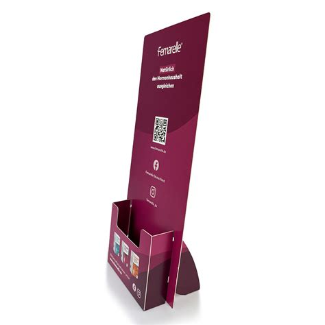 Prospektst Nder Take Mit Kleiner F Lltiefe Und Abgerundeten Ecken D D Displays Druck