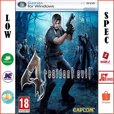 Jual Resident Evil 4 Re 4 Pc Dvd Game Gaming Laptop Kaset Cd Game