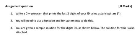 Solved Assignment Question 8 Marks 1 Write A C Program