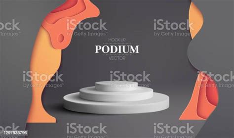 종이 컷 아트 벡터 3d3d 연단 디스플레이 럭셔리 플랫폼 벡터 모형 블랙 과 옐로우 페이퍼 컷 배경 제품 프레젠테이션