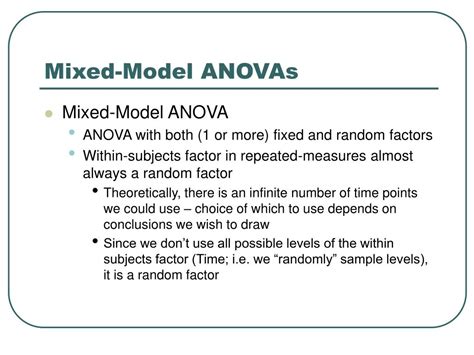 Ppt Repeated Measures Anova Powerpoint Presentation Free Download Id 502280