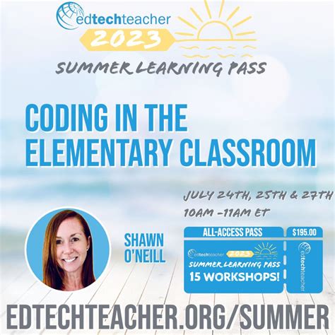 Edtechteacher On Linkedin Coding In The Elementary Classroom Just One Of 15 Amazing Workshops