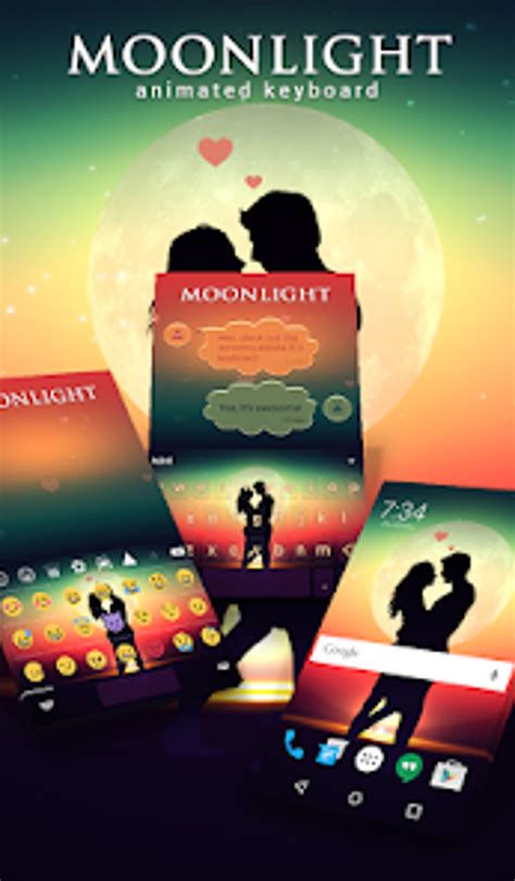 Moonlight Animated Keyboard For Android Download